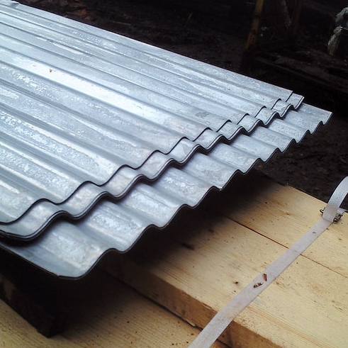Reclaimed Corrugated Metal Roofing