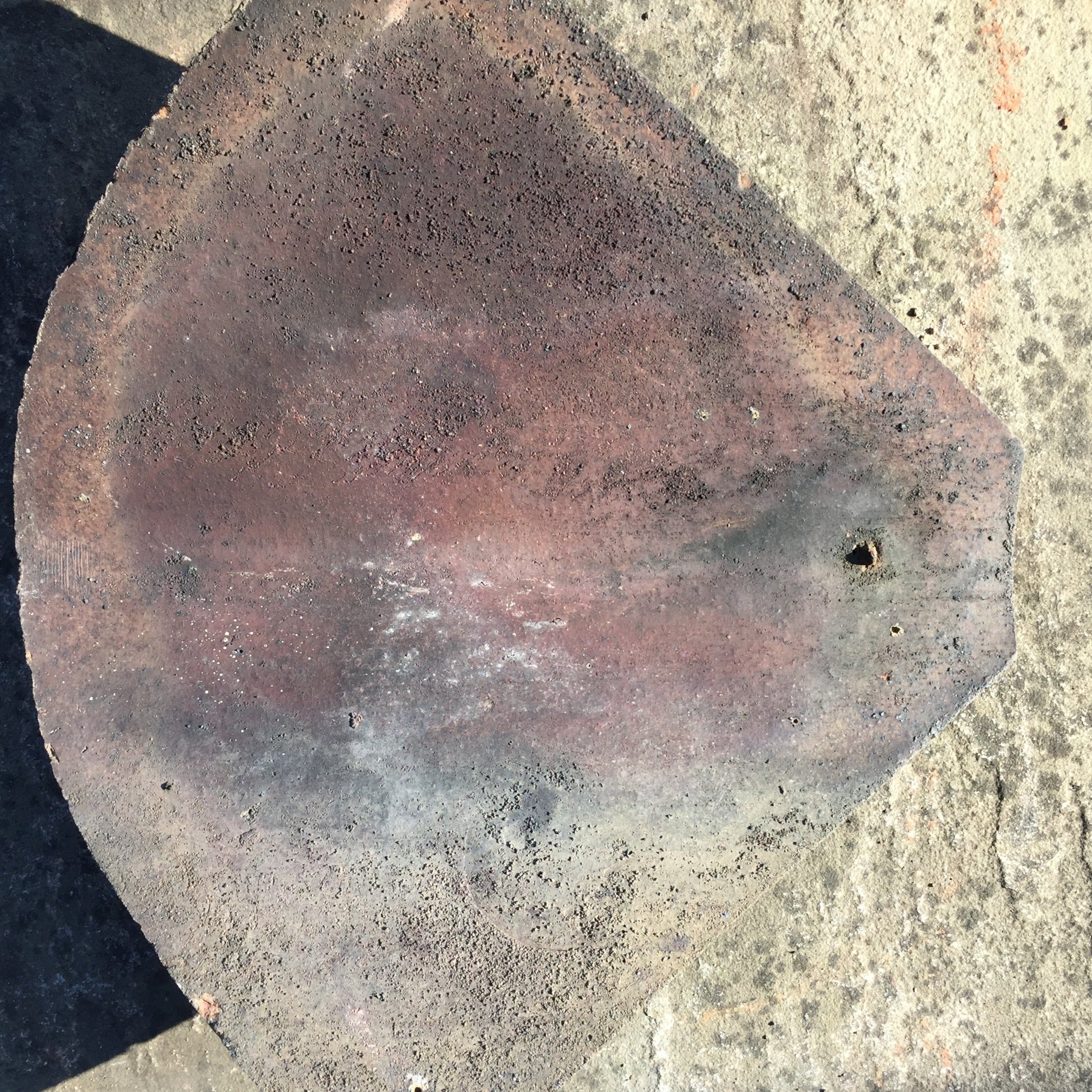 Reclaimed Red Sand Faced Bonnet Hip Tiles