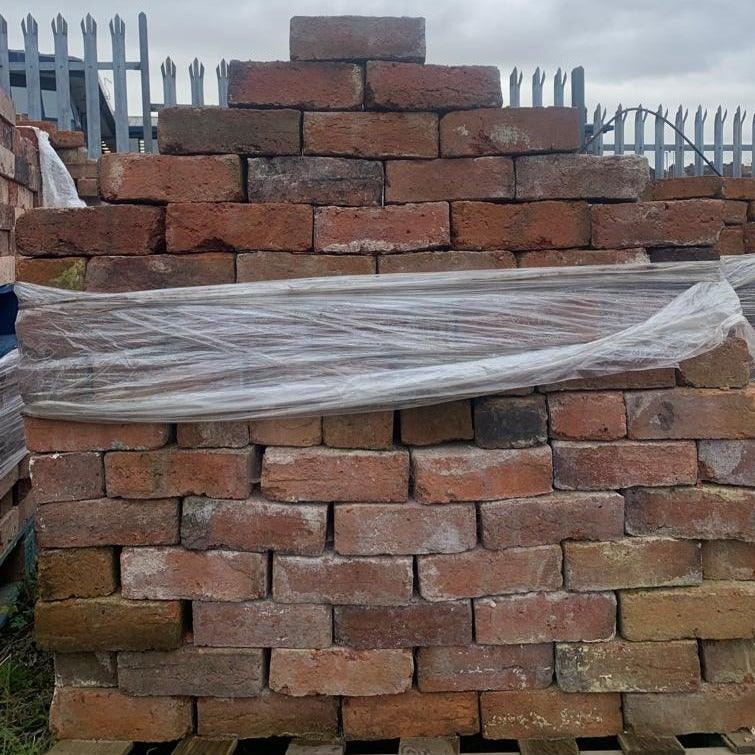 Reclaimed Cheshire Handmade Bricks 78mm x 230mm (3 x 9 inch)
